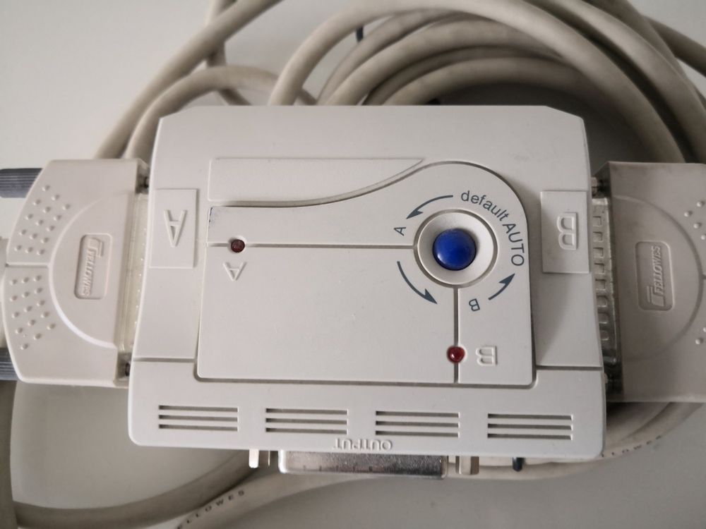 Printer Auto Switch DB25 Parallel Port für 2 Computer (Gebraucht) in ...