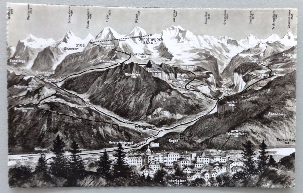Interlaken - Panorama - Berner Oberland | Kaufen auf Ricardo
