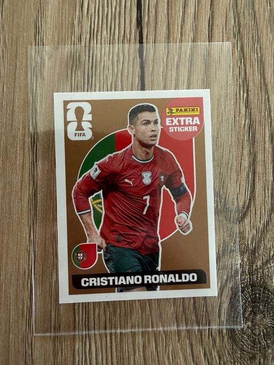 * Panini WM 2026 -Extra Sticker- Christiano Ronaldo Bronze * (Neuf ...