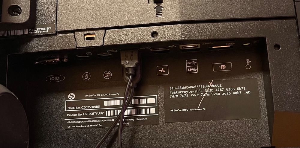 HP EliteOne 800 AIO (All-in-One-Computer) (Gebraucht) in Mellingen für ...