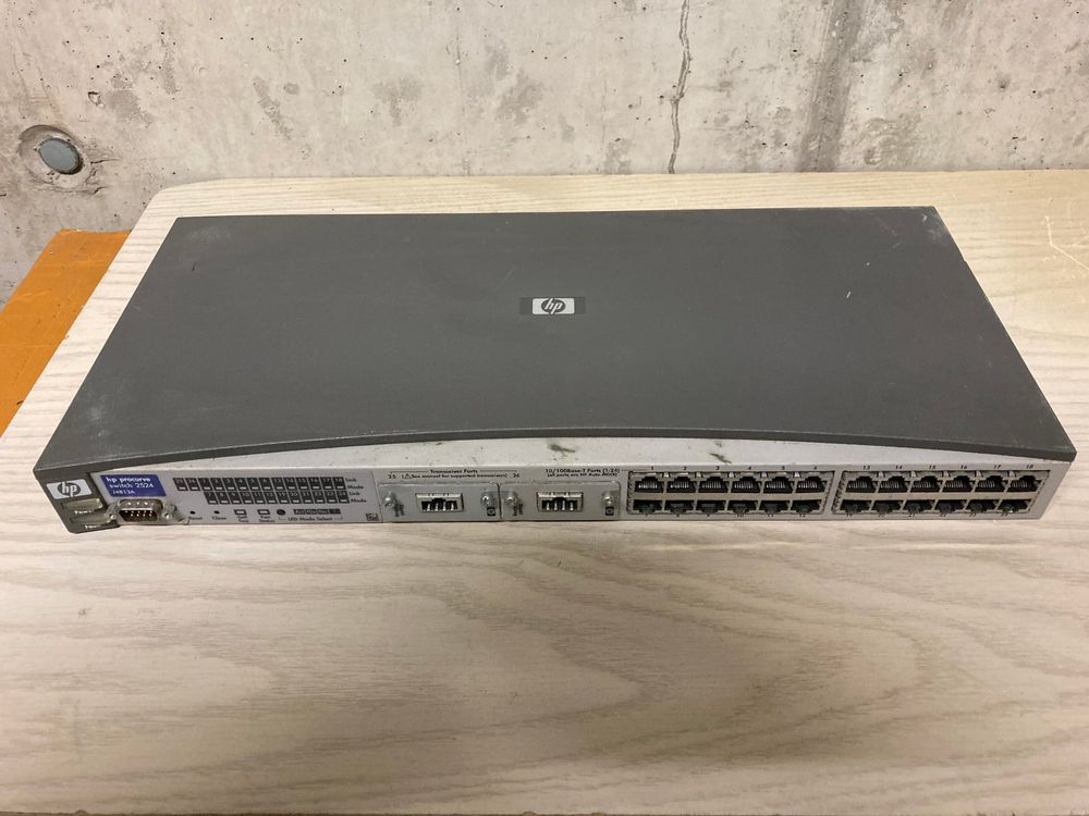 2x HP Procurve Switch 2524 J4813A / 24-Port Switch (Gebraucht) in ...