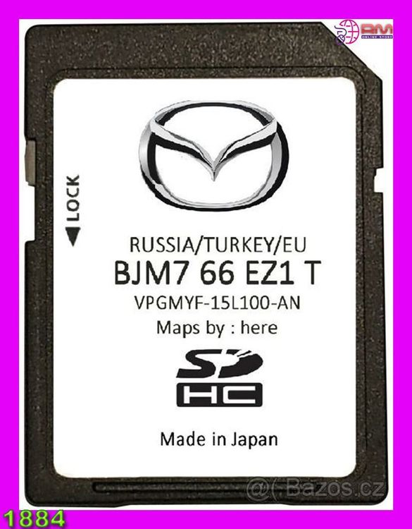 Mazda Connect Navigation SD card BJM7 66 (Neu und originalverpackt) in ...