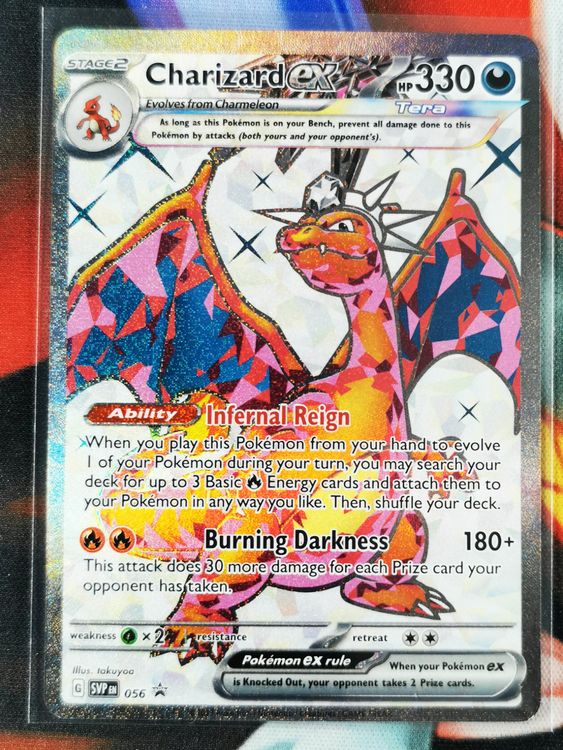 Pokémon Charizard EX 056 Scarlet & Violet Black Star EN | Kaufen auf ...