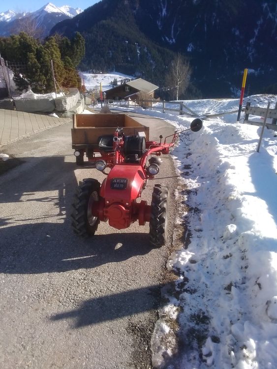 Aebi AM 70 mit Triebachsanhänger (Gebraucht) in Bauma für CHF 2300 – nur Abholung auf Ricardo kaufen