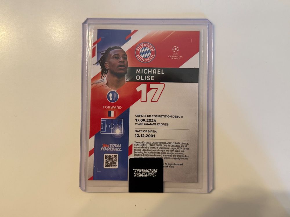 Michael Olise - Topps Total Football - Greatest Show - 08/99 (Neu ...