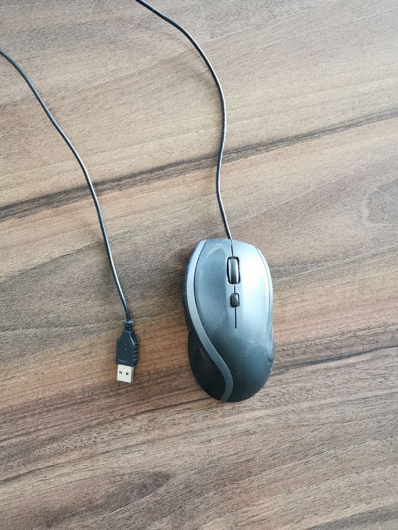 Computermaus Logitech M500 Kabelmaus schwarz | Kaufen auf Ricardo