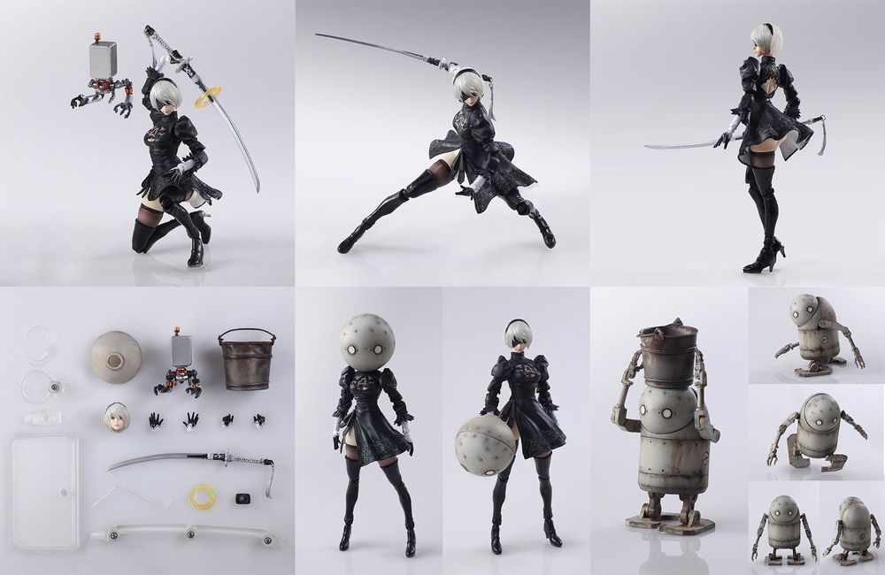 Nier Automata 2B + Machines 4 figures set Bring Arts Square | Kaufen ...