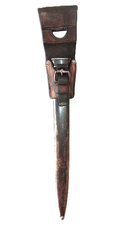 Schweizer Armee - Scheide mit Ledertasche zu Bajonett 1899 | Kaufen auf Ricardo