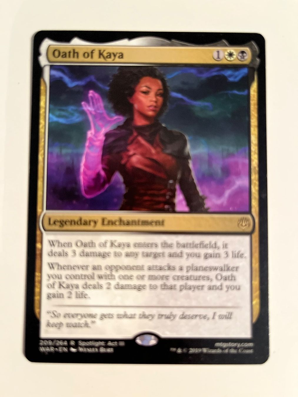 1 x Oath of Kaya - Magic: The Gathering - MtG (Gebraucht) in Kriens für ...