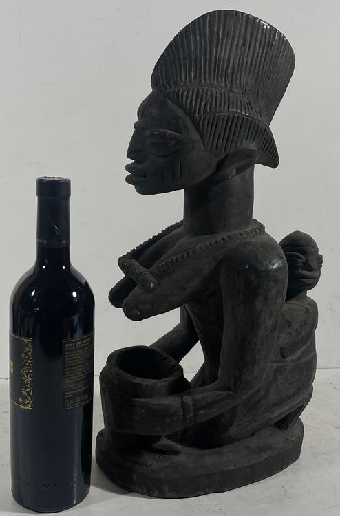 Grosse Erste Hälfte 20.Jh Afrikanische Holz Skulptur | Kaufen auf Ricardo