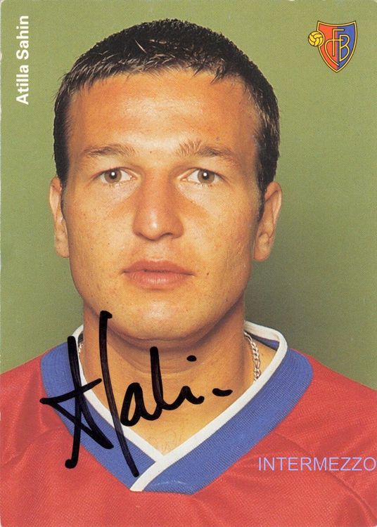 Fussball // FC 1893 Basel // Attila Sahin Autogramm FCB (Gebraucht) in ...