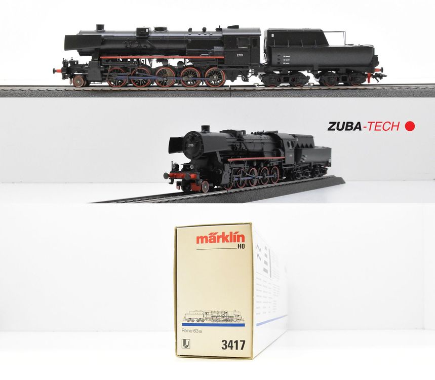 Märklin 3417 Dampflok Rh 63a ÖBB H0 WS Analog mit OVP | Acheter sur Ricardo
