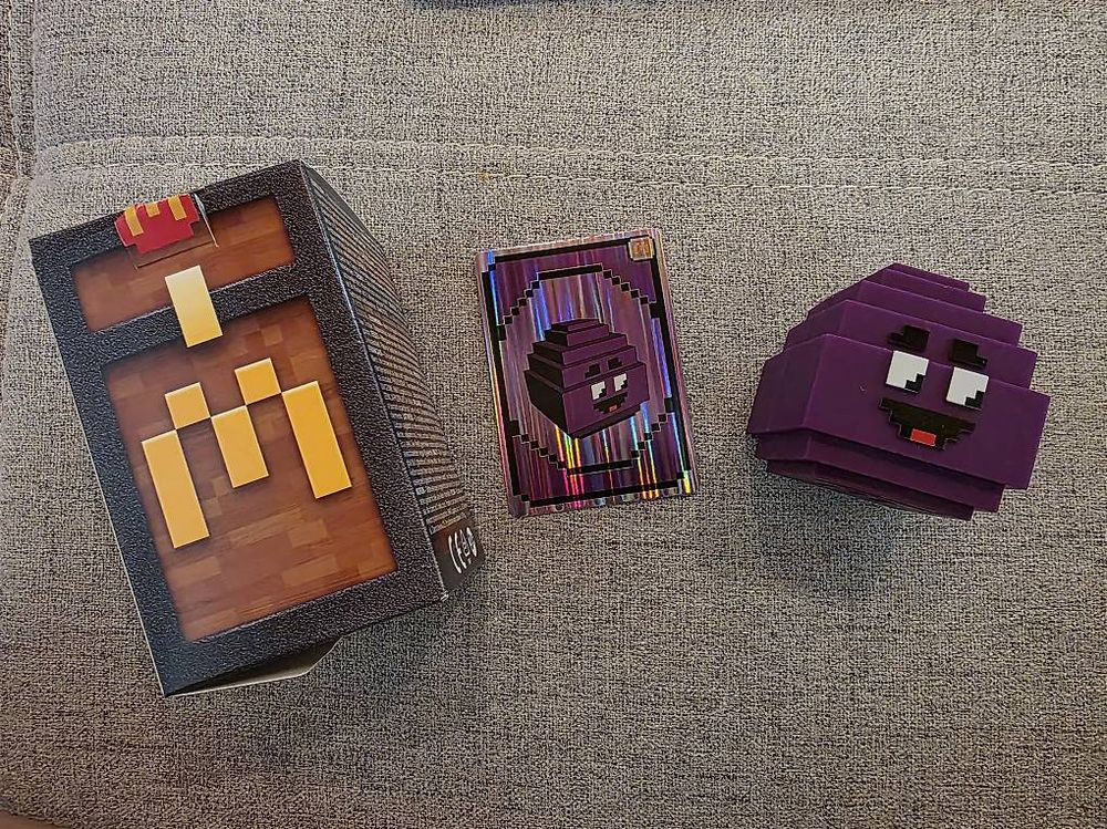 McDonalds Minecraft Purple Grimace (Neu und originalverpackt) in ...