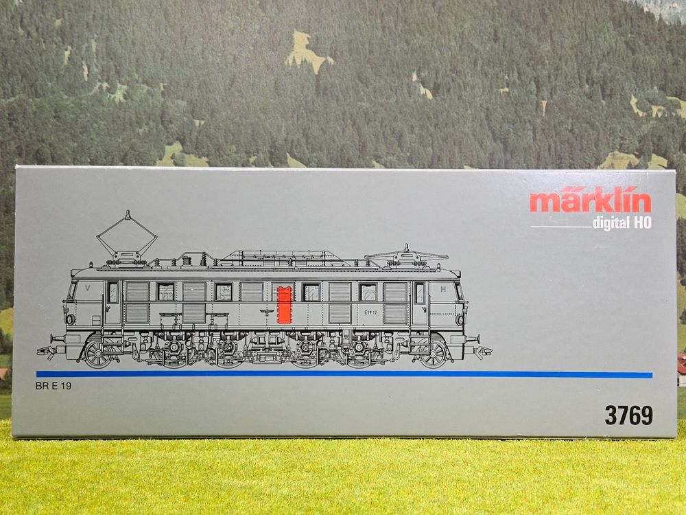Märklin 3769 _ DRG elektrische Lokomotive E19 _ digital _ H0 (Gebraucht ...
