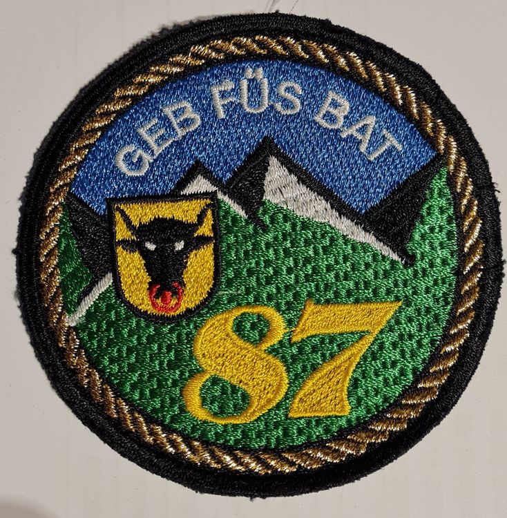 Geb Füs Bat 87 Stab Gold | Kaufen auf Ricardo