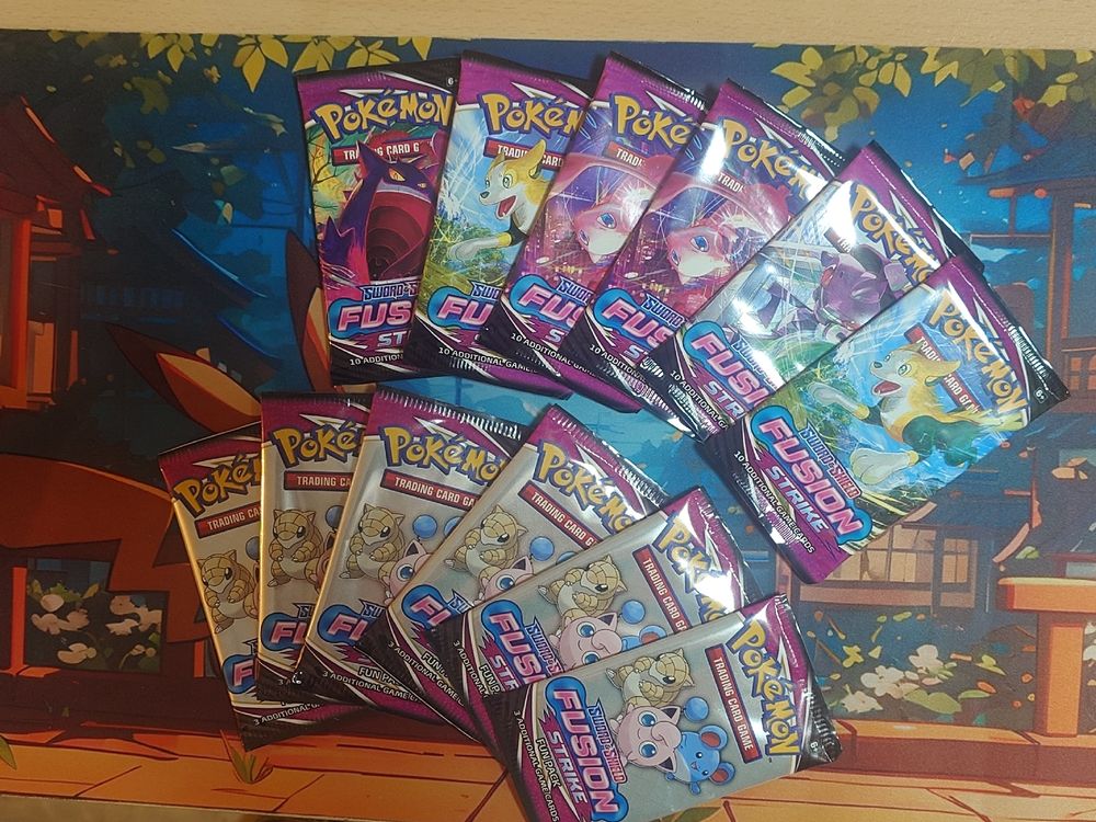 Fusion Strike 6 Booster Pack - 6 Fun Packs Sealed🔥🔥🔥🔥🔥 (Neu (gemäss ...