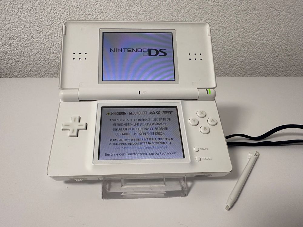 Nintendo Ds Lite weiss funktioniert einwandfrei ab 1.1 (Gebraucht) in ...