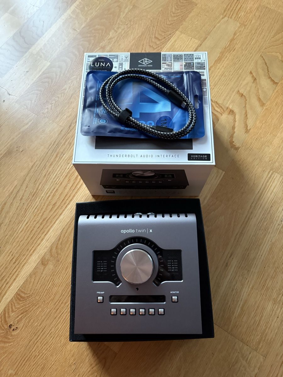 UAD Apollo Duo Heritage inkl. Thunderbolt Kabel und Garantie (Gebraucht ...