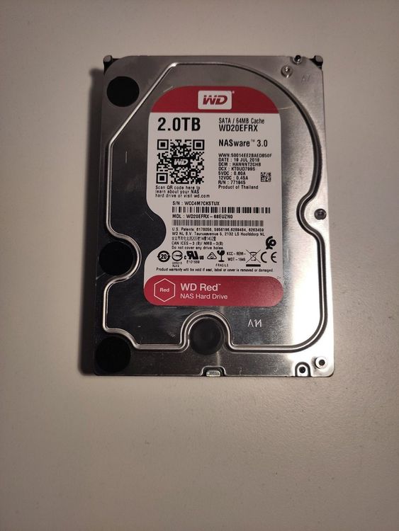 WD Red 2TB 3,5" SMR (Gebraucht) in Kloten für CHF 8 – mit Lieferung auf ...