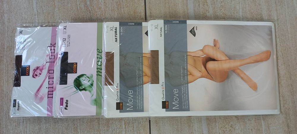 4 Paar Strumpfhosen COOP, neu und originalverpackt Gr. 44-46 (Neu und originalverpackt) in ...
