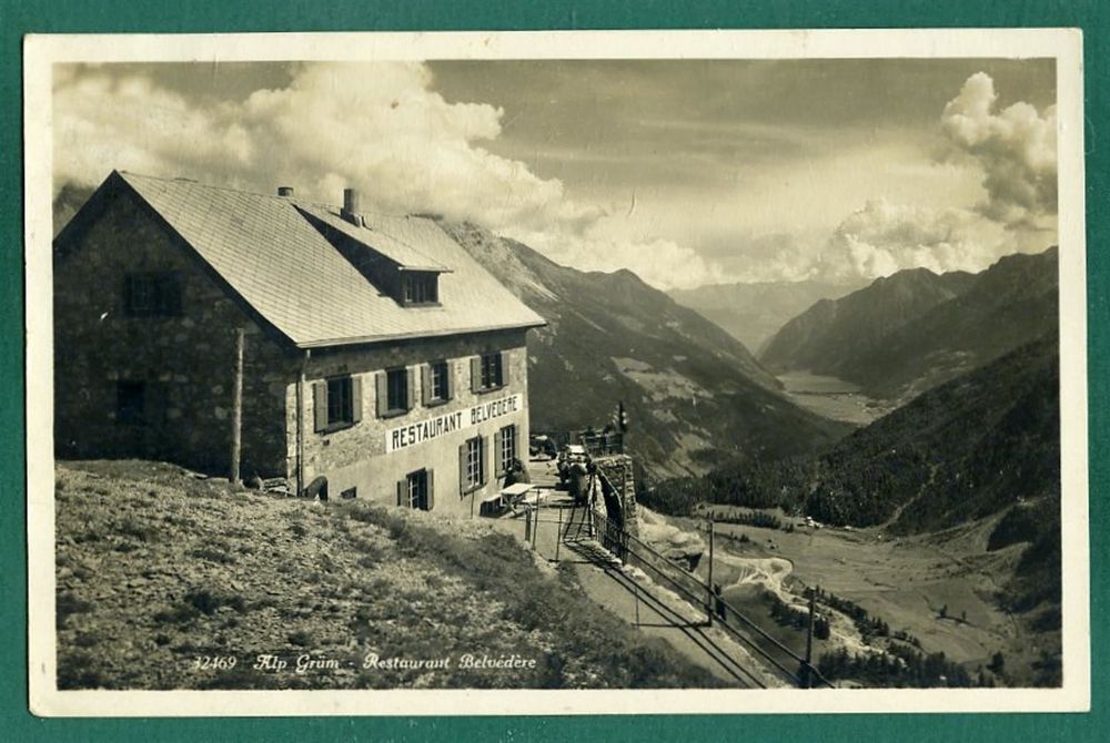 Alp Grüm, Restaurant Belvédère um 1930 | Kaufen auf Ricardo