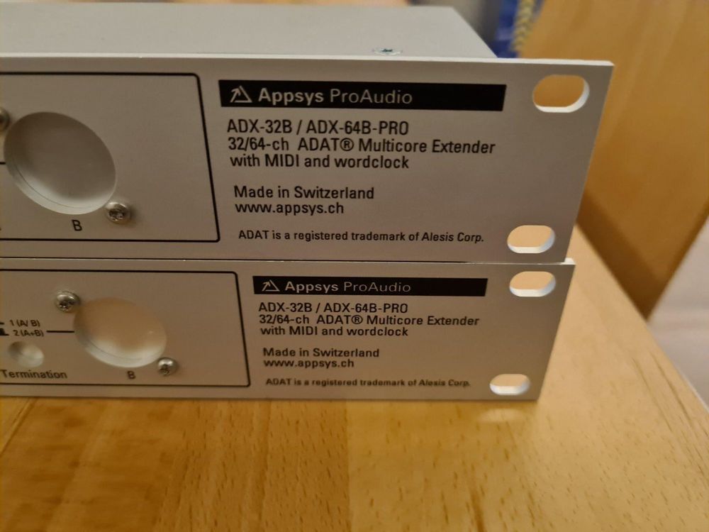 AppSys ADX-32B ADAT Ethernet Extender (Gebraucht) in Zürich für CHF 240 – nur Abholung auf ...