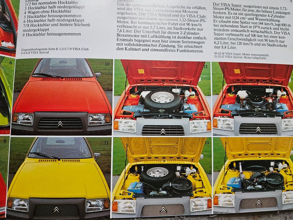 Citroen Visa Spezial Club Super Prospekt 1978 xx (Gebraucht) in Flawil ...