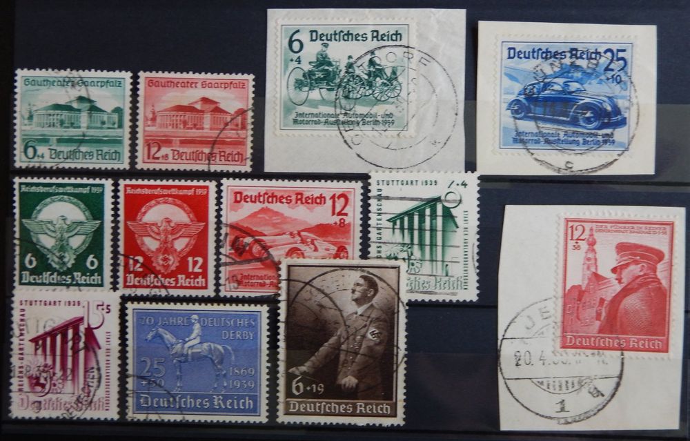 Deutsches Reich ex. Kat. 673-698 gest. 1938/39 Kat. 68 Euro (Gebraucht ...