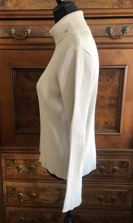 Ralph Lauren Rollkragen Pulli in beige 100% Cotton Gr. L (Gebraucht) in ...