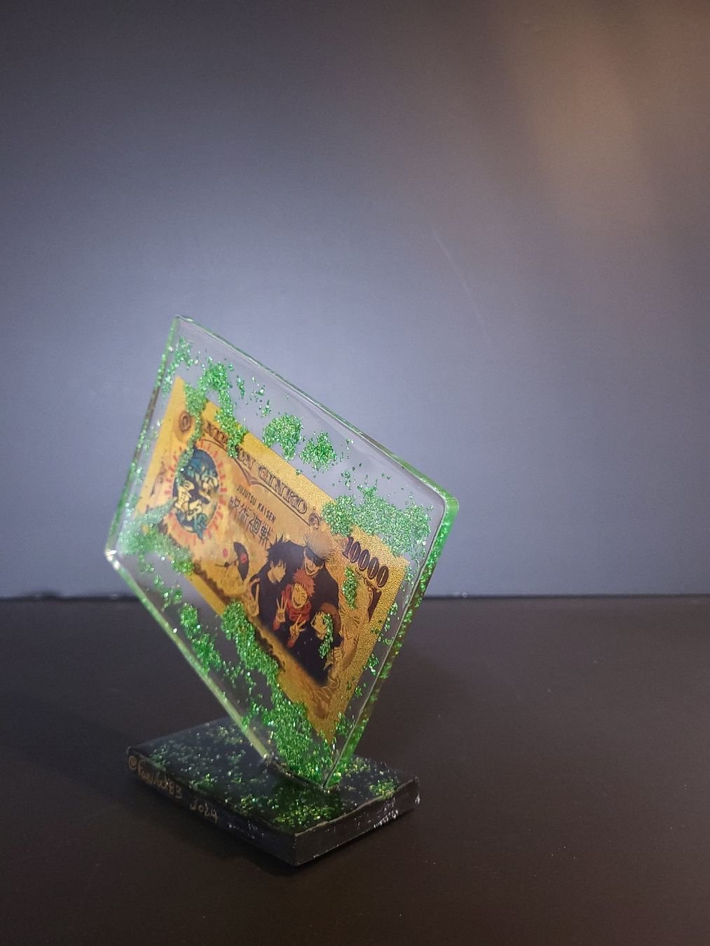 Billet de 10000 Yens dans cube résine, Jujutsu kaizen (Neuf (Voir ...