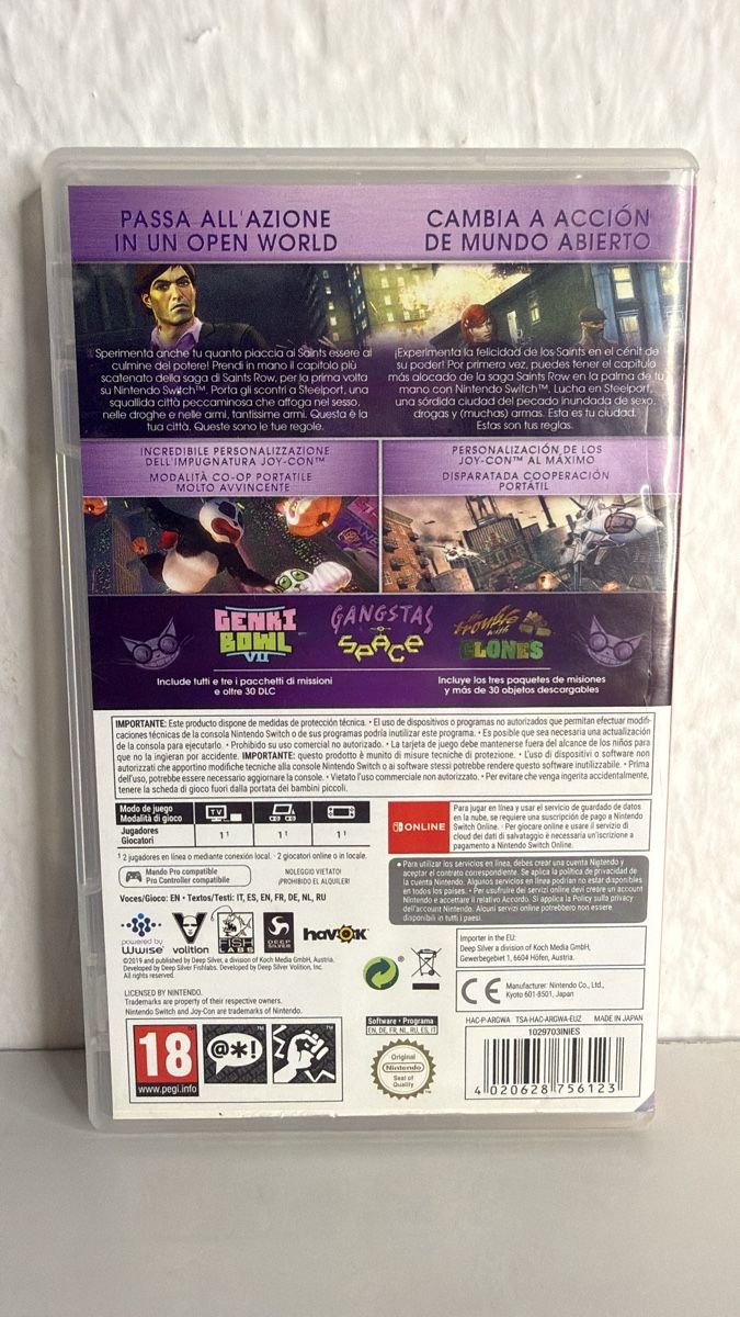 Saints Row: The Third - The Full Package (Nintendo Switch) (Gebraucht ...