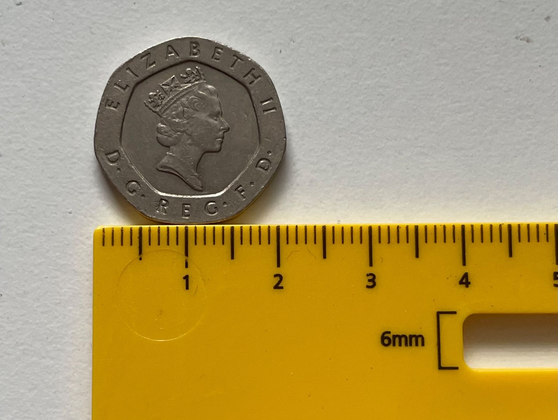 Seltene GB 20 Pence Münze von 1996 – Sammlerstück! AU-58! (Gebraucht ...