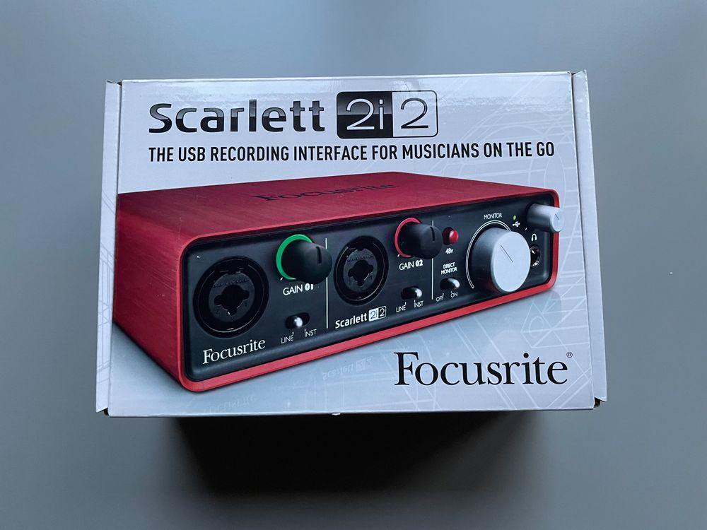 Focusrite Scarlett 2i 2 (Gebraucht) in Zürich für CHF 81 – mit ...
