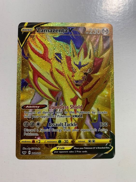 Pokemon Zamazenta Gold | Kaufen auf Ricardo