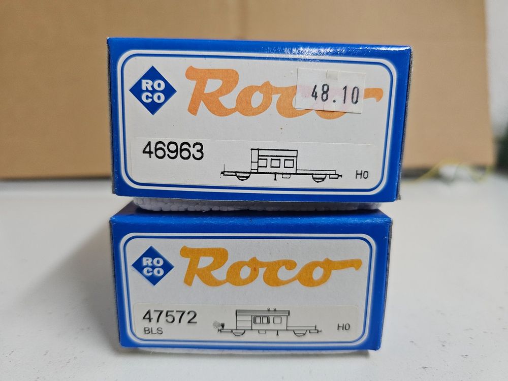 ROCO 46963-47572 X 2 wagons Sputnik BLS dès1.-fr (Neu (gemäss ...