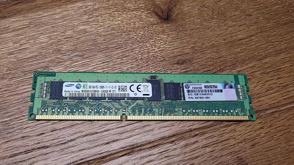 HP 8GB DDR3-1600 PC3-12800R REG ECC RAM / HP 647651-081 (Gebraucht) in Schlieren für CHF 25 ...