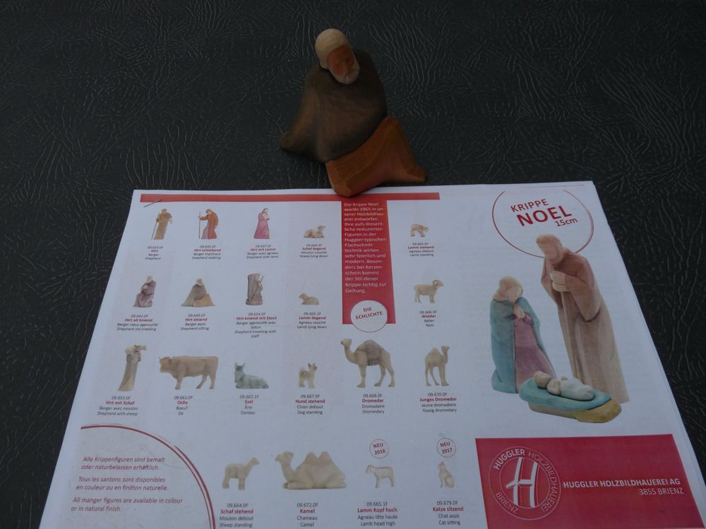 Huggler Brienzer Krippenfigur Hirt (Serie: Noel 15 cm) | Kaufen auf Ricardo