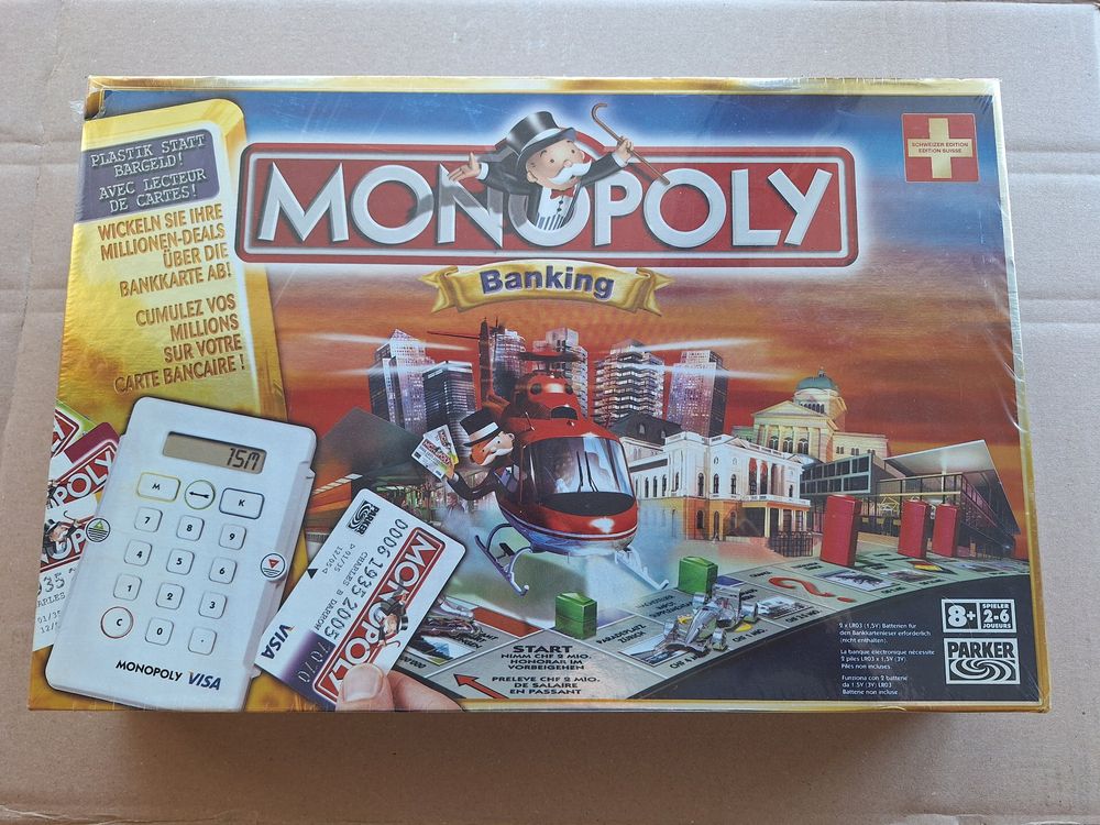 Monopoly Banking - Schweiz Edition UNGEÖFFNET (Neu und originalverpackt) in Altstätten SG für ...