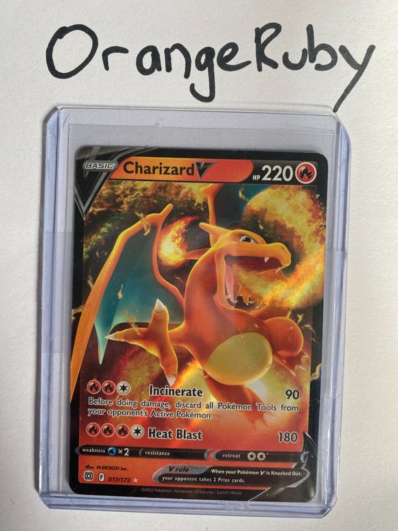 Charizard V 017/172 Brilliant Stars BRS English | Kaufen auf Ricardo
