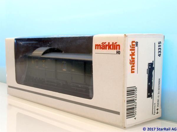 Märklin 43315 DRG Gepäckwagen Pwi-23 114 128 (Neu (gemäss Beschreibung ...