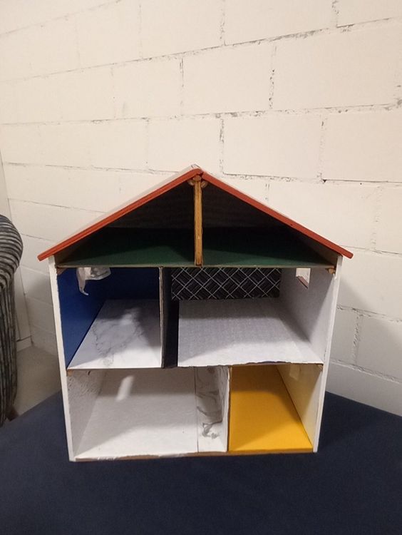 Puppenhaus Holz Vintage 60er Jahre Retro Kinder Mid Century (Gebraucht ...