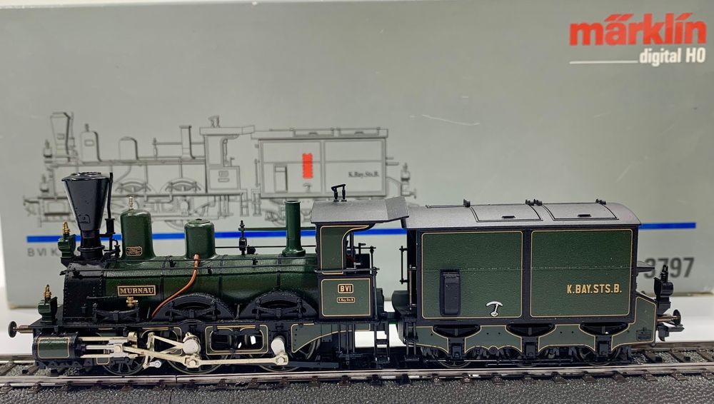 Märklin 3797 Märklin Dampflok B VI K.Bay.Sts.B H0 WS mit OVP (Gebraucht ...