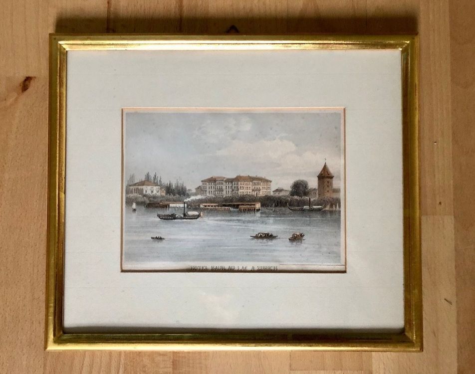 Stich HOTEL BAUR AU LAC Zürich (Gebraucht) in für CHF 29.9 – mit ...