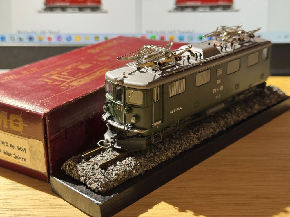 H0m Bemo 1250 000, RhB Ge 4/4 I, Nr. 601 Albula analog | Kaufen auf Ricardo