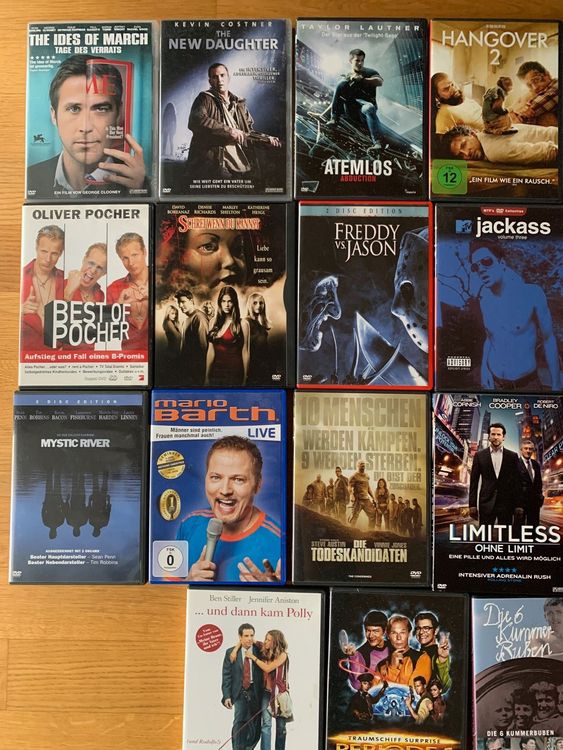 Grosses Film Paket 21 versch. DVDs (Gebraucht) in Selzach für CHF 1 ...