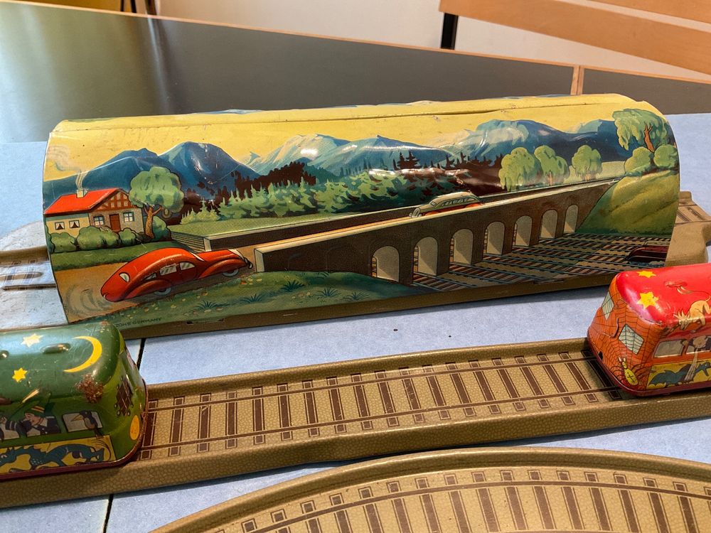 Technofix Blechbahn 50 er/60 er Jahre Made in US Zone Top (Gebraucht ...