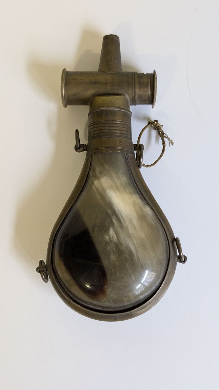 Schiess Pulver Flasche aus Horn antik (Gebraucht) in Zürich für CHF 120 ...