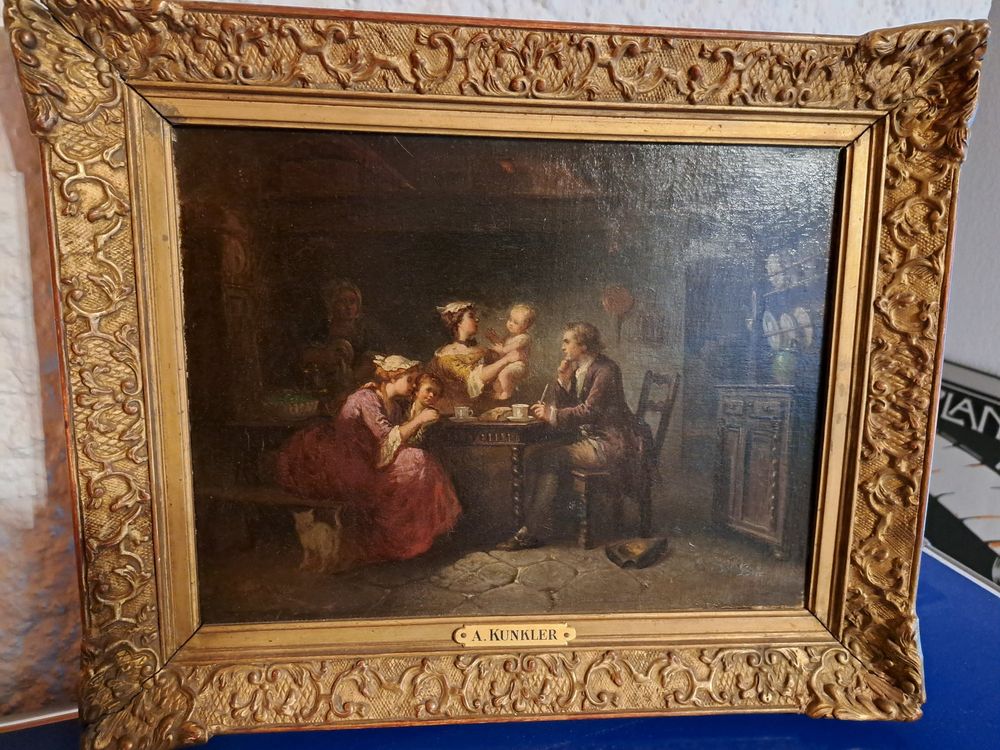 TABLEAU ANCIEN KUNKLER (Gebraucht) in couvet für CHF 310 – mit Lieferung auf Ricardo kaufen
