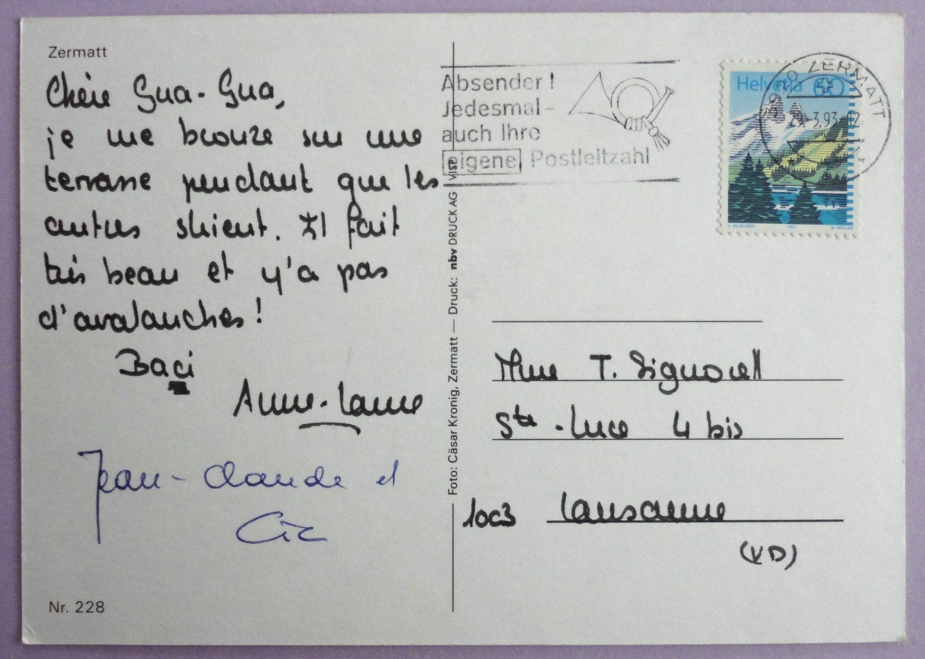 Zermatt (D'occasion) à Fétigny pour CHF 1 – avec livraison | Acheter ...