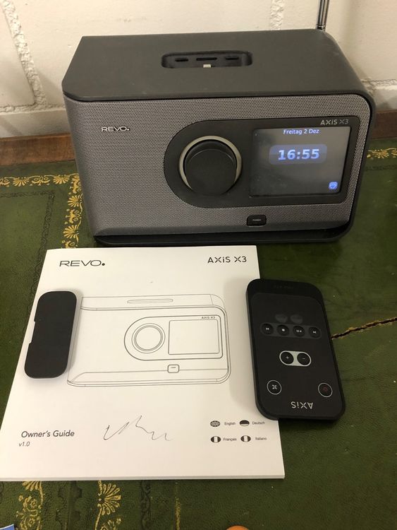 REVO AXIS X3 Internet-Radio mit DAB+, FM, iPhone Dock (Gebraucht) in ...
